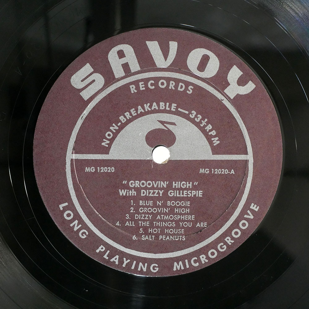 DIZZY GILLESPIE/GROOVIN’ HIGH/SAVOY MG12020 LP(ジャズ一般)｜売買されたオークション情報 ...