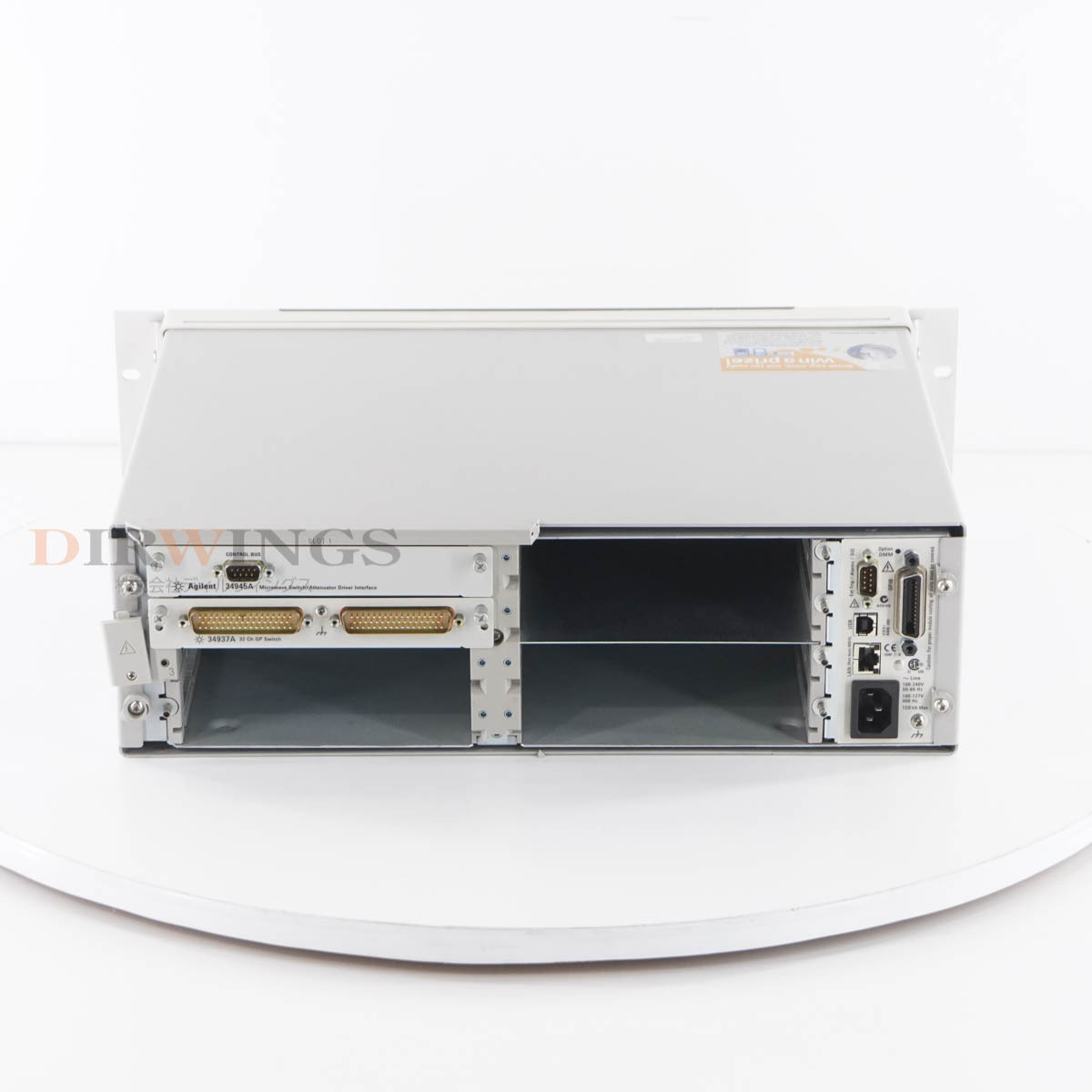 DW 8日保証 34980A LXI Agilent OPT DMM 34945A 34937A hp アジレント Keysight ...