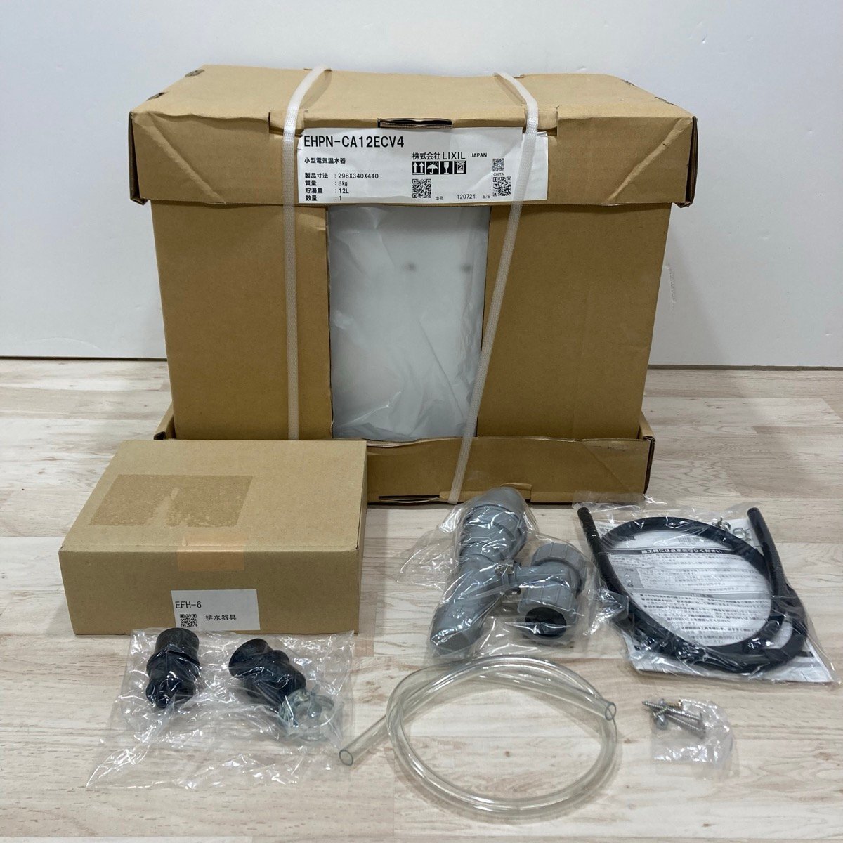 LIXIL 小型電気温水器 EHPN-CA12ECV4 + 排水器具EFH-6 C9432(給湯設備)｜売買されたオークション情報、yahoo ...