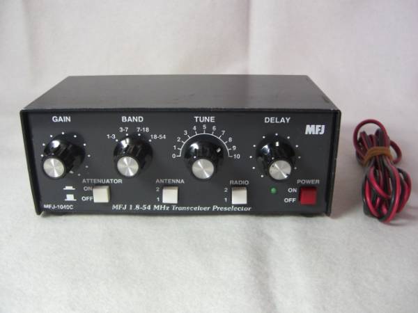 MFJ MFJ-1040C トランシーバー用プリセレクター 1.8-54MHz 品(アクセサリ)｜売買されたオークション情報、yahooの商品 ...