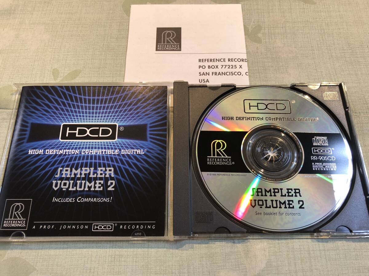 優秀録音レーベル 米盤Reference Recordings RR-905CD HDCD SAMPLER VOLUME 2 Classics&Jazz フェネル 指揮 ダラスW.S D ...