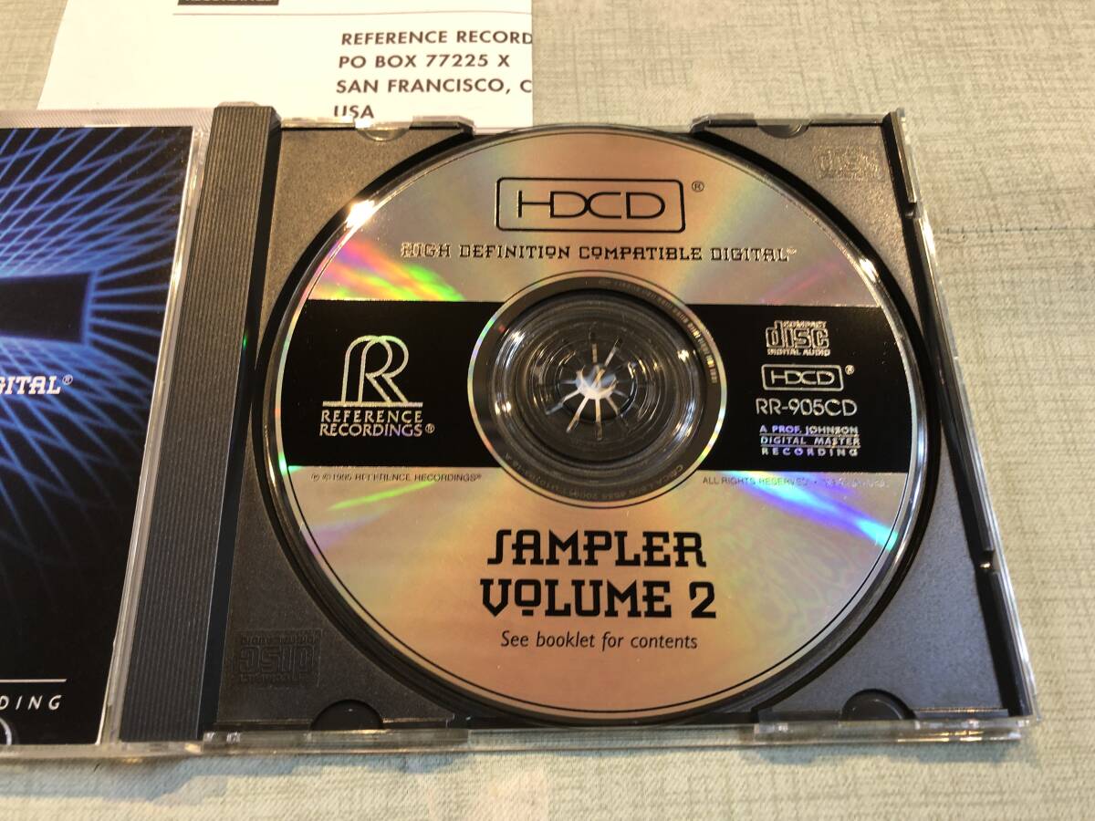 優秀録音レーベル 米盤Reference Recordings RR-905CD HDCD SAMPLER VOLUME 2 Classics&Jazz フェネル 指揮 ダラスW.S D ...