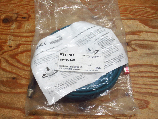 KEYENCE キーエンス OP-87459 イーサネットケーブル M12 4pin-RJ-45 管理7Y0306B-A07(その他)｜売買さ ...