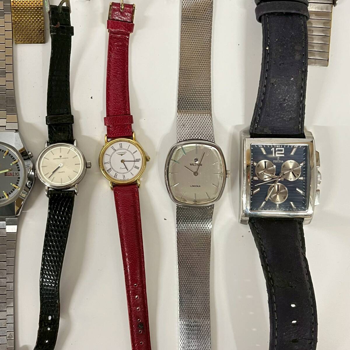 1円~ 19点 腕時計 まとめ TITUS RADO ORIENT LONGINES UNIVERSAL GENEVE NATION ELGIN TITONI INGERSOLL 等 QZ ...