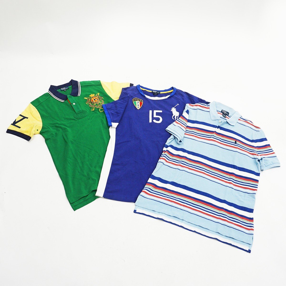 Polo by RALPH LAUREN ポロ バイ ラルフローレン 子供服 トップス 3点セット 170(半袖シャツ)｜売買されたオークション情報、yahooの商品情報をアーカイブ公開 ...