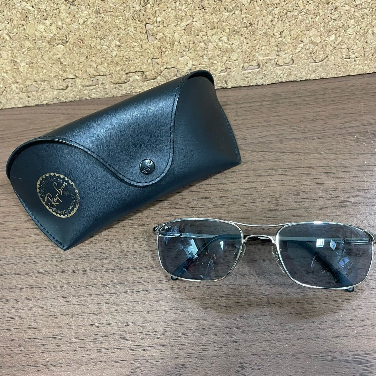 山087 Ray-Ban レイバン サングラス メガネ ブラック Ray Ban RB3132 003/46 5618 趣味 マニア お洒落 ...