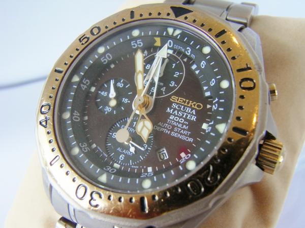 SEIKO スキューバマスター 7K52-6A00 デプスセンサー チタン(プロスペックス)｜売買されたオークション情報、yahooの商品情報 ...