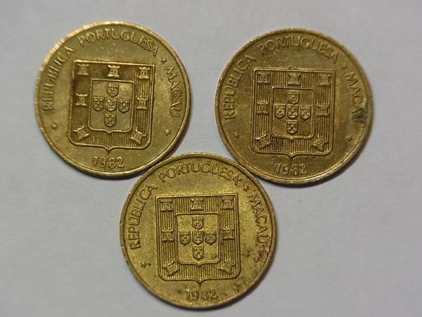 コイン C863 マカオ硬貨 10AVOS アヴォス 裏 福 3枚(北アメリカ)｜売買されたオークション情報、yahooの商品情報をアーカイブ公開 - オークファン（aucfan.com）