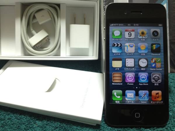 iphone4 32GB 最新ios6.1 GEVEY SIMフリー docomo可能 51(iPhone 4)｜売買されたオークション情報 ...