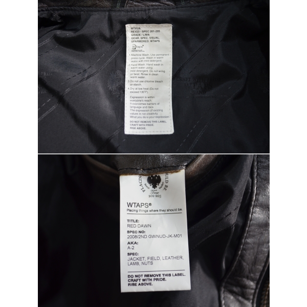 08aw wtaps RED DAWN A-2 visvim neighborhood bedwin(ジャンパー、ブルゾン)｜売買されたオークション情報、yahooの商品情報をアーカイブ公開 ...