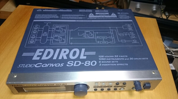 ローランド Roland SD-80 MIDI音源(MIDI)｜売買されたオークション情報、yahooの商品情報をアーカイブ公開 ...