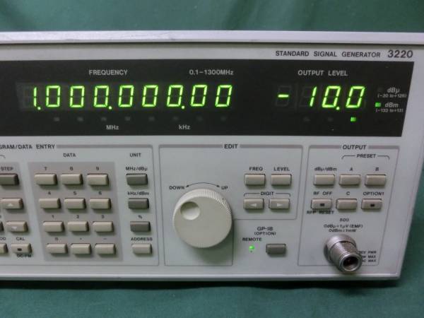 リーダー電子 3220 SIGNAL GENERATOR 信号発生器 LEADER(その他)｜売買されたオークション情報、yahooの商品情報 ...