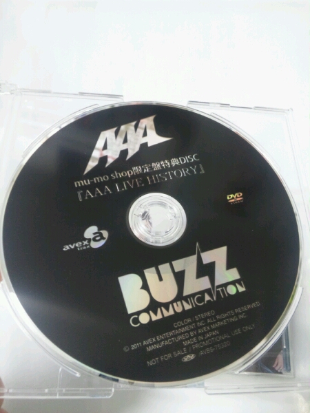 AAA - Buzz Communication mu-mo盤/DVD付(その他)｜売買されたオークション情報、yahooの商品情報をアーカイブ公開 - オークファン（aucfan.com）