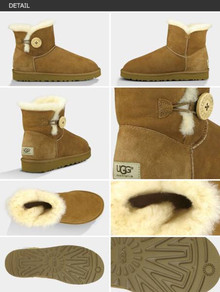 UGGアグ ムートンブーツMiniBaileyButton 3352 5色~選択c(UGG オーストラリア)｜売買されたオークション情報 ...