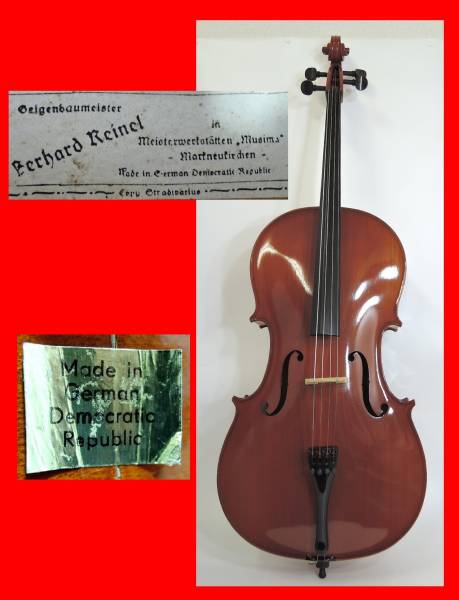 ②時代物のチェロ Berhard Reinel 東ドイツ製 wilhelm schuster(チェロ)｜売買されたオークション情報、yahoo ...
