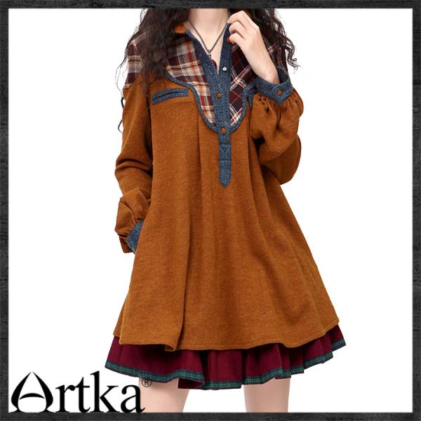 ARTKA ワンピース フリーサイズ(Mサイズ)｜売買されたオークション情報、yahooの商品情報をアーカイブ公開 - オークファン ...