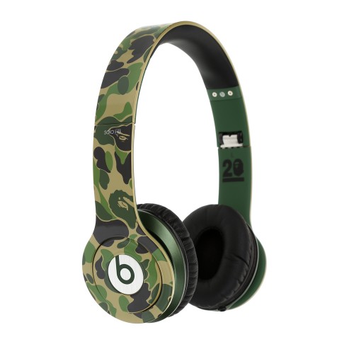 MONSTER beats SOLO HDエイプA BATHING APEヘッドホンBAPE(ア ベイシング エイプ)｜売買されたオークション ...