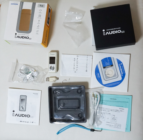 COWON iAUDIO U3 白 1GB(本体)｜売買されたオークション情報、yahooの商品情報をアーカイブ公開 - オークファン ...