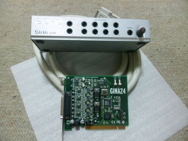 ECHO オーディオカード GINA 24/96(オーディオインターフェース)｜売買されたオークション情報、yahooの商品情報をアーカイブ ...