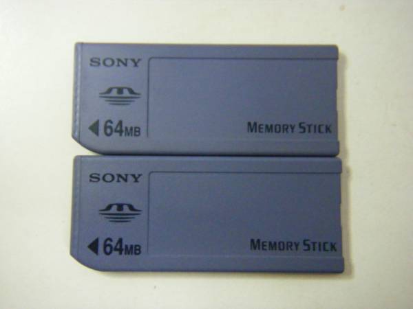 SONY MEMORY STICK 64MB×2枚 S2470(64MB以下)｜売買されたオークション情報、yahooの商品情報をアーカイブ ...