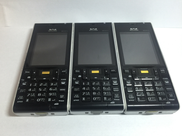 WILLCOM ハイブリッドPHS WX321J 3台セット リセット済み(携帯電話)｜売買されたオークション情報、yahooの商品情報をアーカイブ公開 - オークファン（aucfan.com）