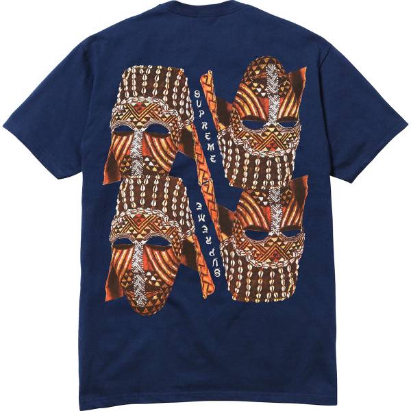紺M 14F/W Supreme Mask Tee Navy マスクBoxバックプリント(Mサイズ)｜売買されたオークション情報、yahooの ...