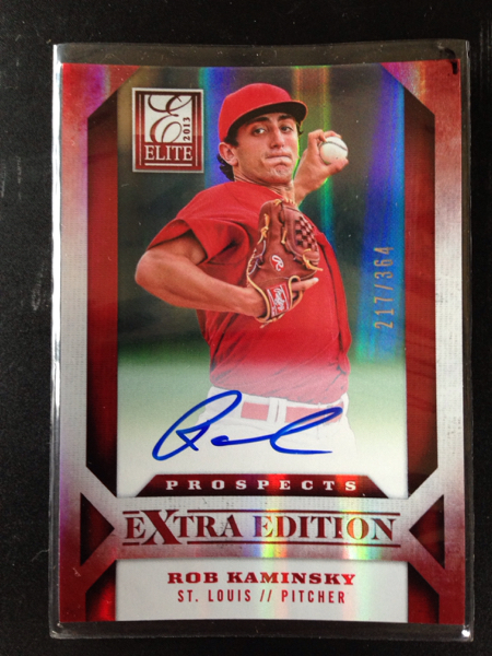 13 Elite MLB Rob Kaminsky /364枚 Prospects Auto Cardinas(その他)｜売買された ...