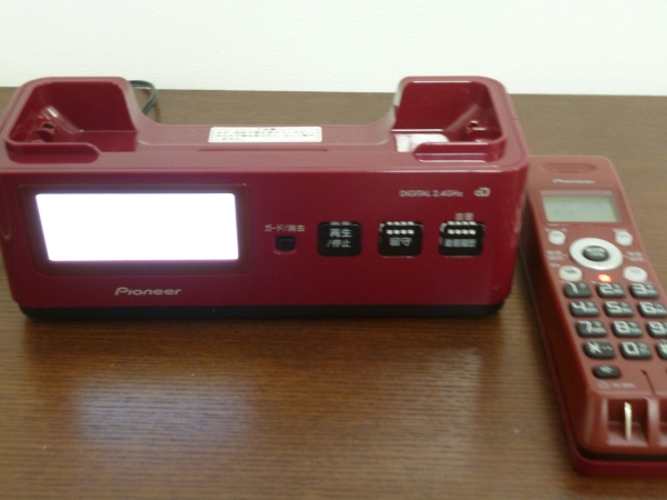 PIONEER コードレス留守番電話機TF‐FN2007-R(留守番電話)｜売買されたオークション情報、yahooの商品情報をアーカイブ公開 ...