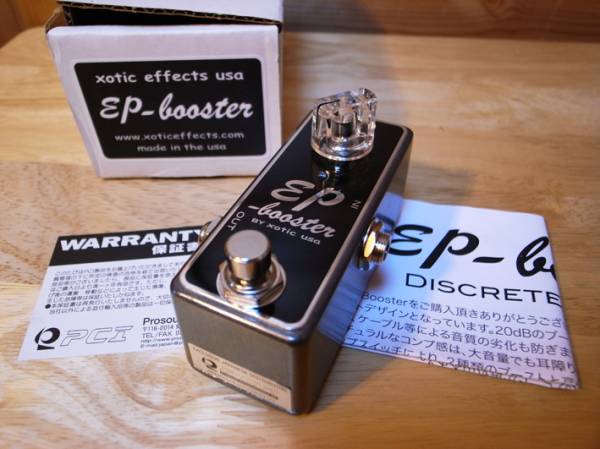 Xotic EP Booster(プリアンプ)｜売買されたオークション情報、yahooの商品情報をアーカイブ公開 - オークファン（aucfan.com）