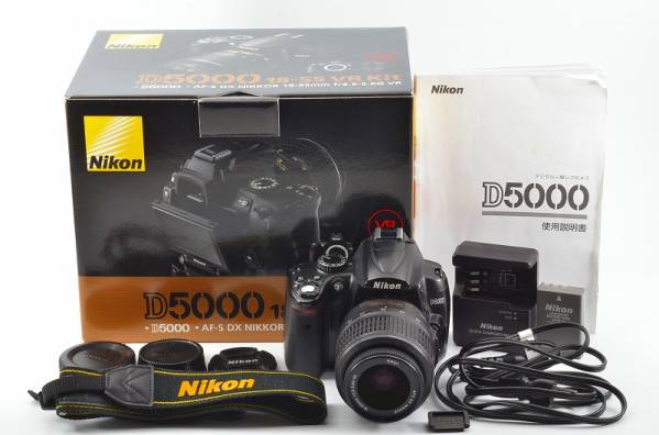 Nikon D5000 AF-S DX VR 18-55mm 3.5-5.6G セット(ニコン)｜売買されたオークション情報、yahooの商品 ...