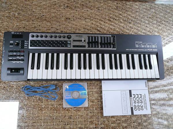 ROLAND EDIROL PCR-500 49-Key MIDI Keyboard Controller(MIDIキーボード、コントローラー ...