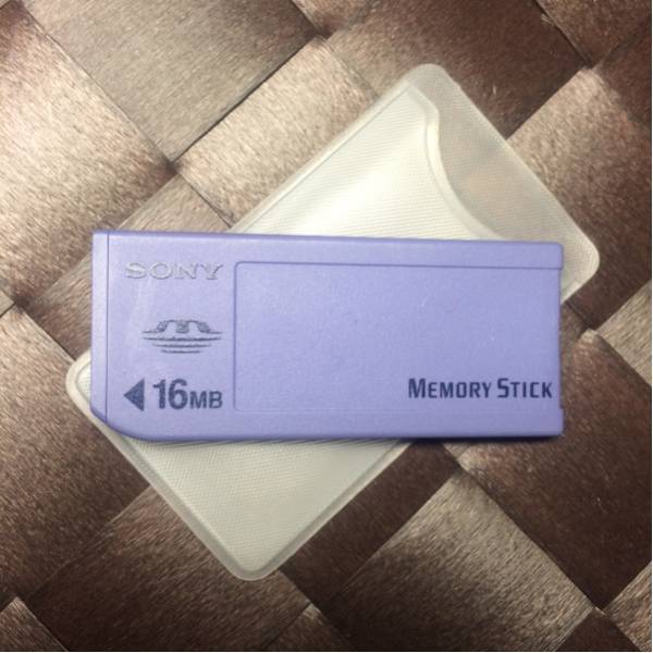 SONY純正品 MEMORY STICK 16MB MemoryStickマジックゲート16M(64MB以下)｜売買されたオークション情報、yahooの商品情報をアーカイブ公開 ...