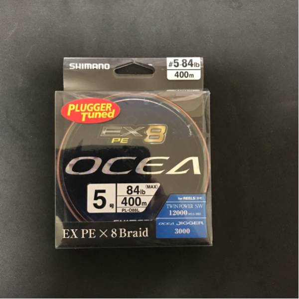 オシア5号84lb 400m OCEA EX8オシアジガー3000ツインパワー12000(シマノ)｜売買されたオークション情報、yahooの ...
