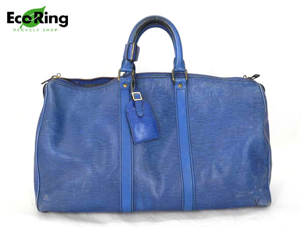 1円 ヴィトン エピ キーポル50 ボストンバッグ ブルー AI190(エピライン)｜売買されたオークション情報、yahooの商品情報を ...