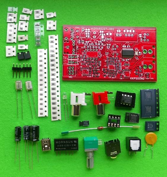 電流帰還方式ヘッドホンアンプ付USB DAC PCM2704搭載 自作キット(プリント基板)｜売買されたオークション情報、yahooの商品情報 ...