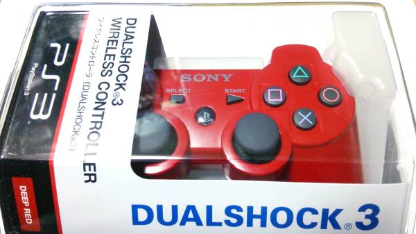 PS3 ワイヤレスコントローラー純正 DUALSHOCK3 ディープ レッド(アクセサリ、周辺機器)｜売買されたオークション情報、yahooの商品情報をアーカイブ公開 - オークファン ...