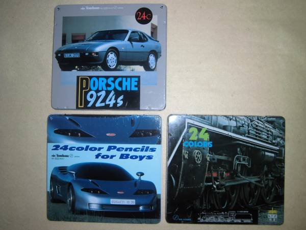 品 レトロ トンボ 色鉛筆 24色x3種 SL C57 蒸気機関車＆ポルシェ924＆BUGATTI(色鉛筆)｜売買されたオークション情報 ...
