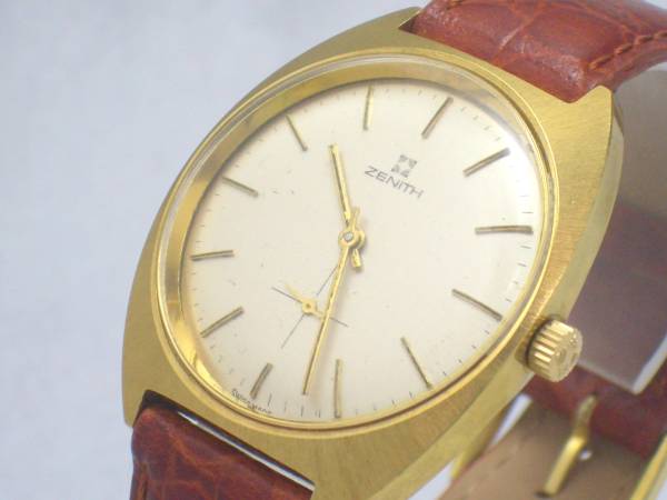 ZENITH ゼニス PILOT パイロット Cal 2541 ヴィンテージ腕時計 手巻き オールオリジナル 金張り 動作良好 男性用(ゼニス ...
