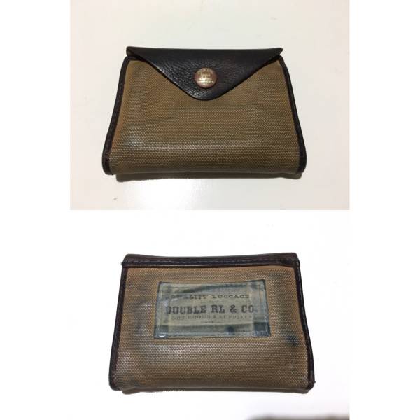 RRL CANVAS & LEATHER WALLET ダブルアールエル ウォレット 財布(RRL)｜売買されたオークション情報、yahooの ...