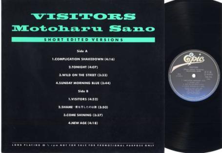 LP 佐野元春 VISITORS:SHORT EDITED VERSIONS プロモ準美盤'84 Motoharu Sano(佐野元春)｜売買されたオークション情報、yahooの商品情報を ...