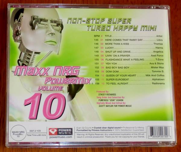 エアロCD 多数出品中 エアロビクス 同封可 CD MAXX NRG Power MIX vol.10(その他)｜売買されたオークション情報 ...
