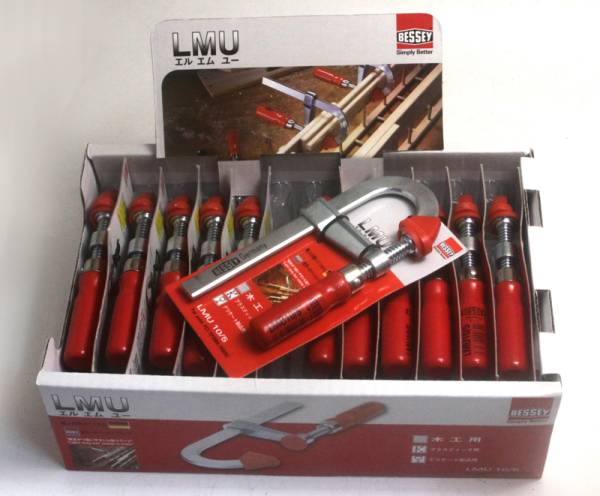 ベッセイ L型クランプ 100mm LMU10/5 決算特価 12本(バイス、クランプ)｜売買されたオークション情報、yahooの商品情報を ...