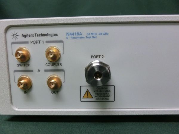 Agilent N4418A 50MHz-20GHz S-PARAMETER TEST SET HP(アマチュア無線)｜売買されたオークション ...