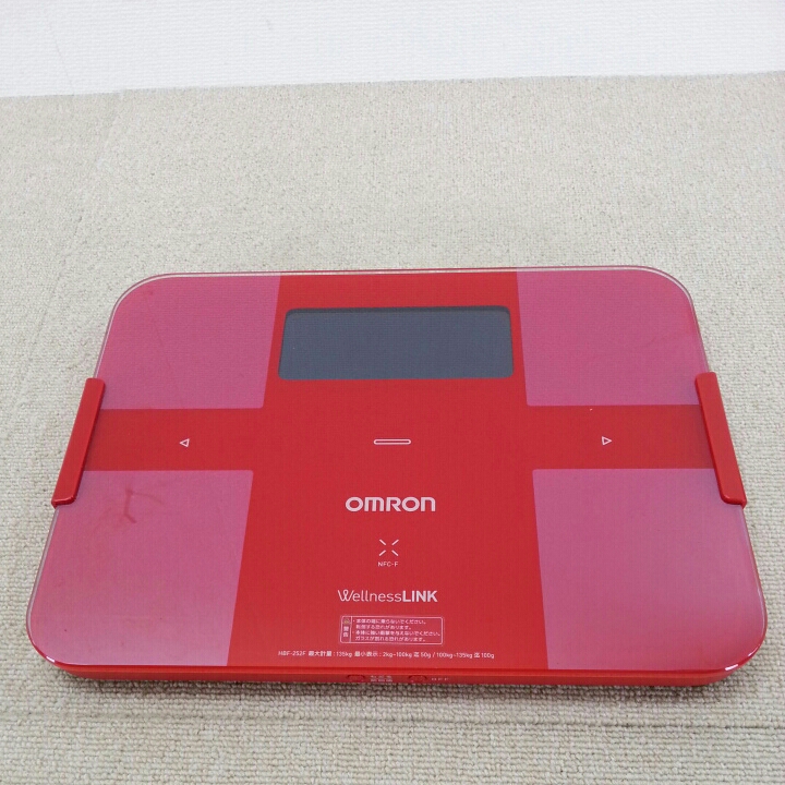 OMRON オムロン カラダスキャン 体重体組成計 HBF-252F-R レッド JKY31D(体脂肪計)｜売買されたオークション情報、yahooの商品情報をアーカイブ公開 - オークファン ...