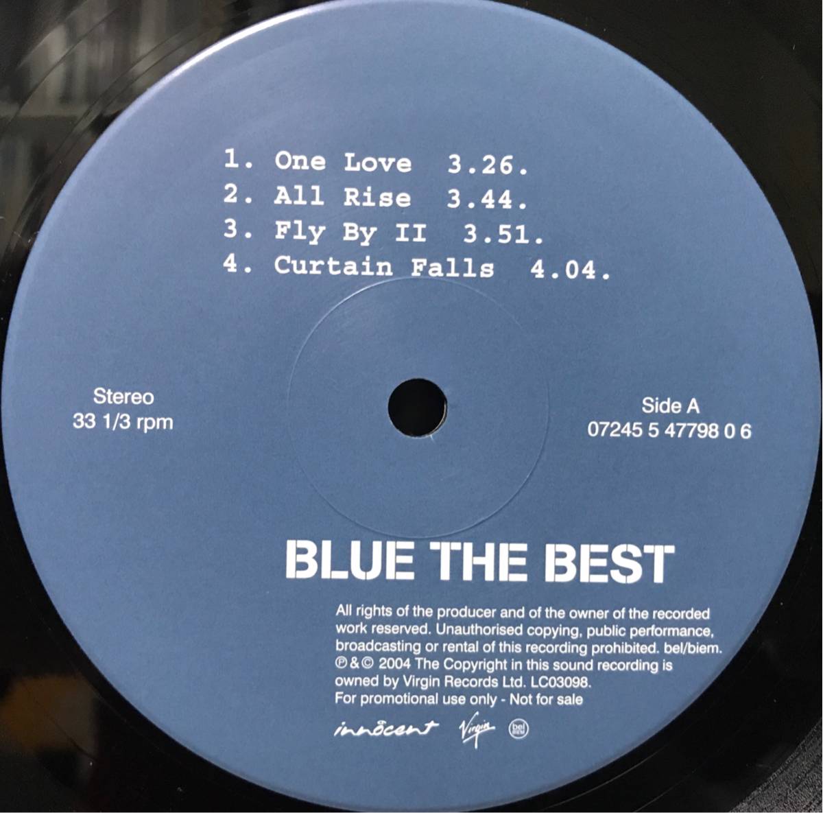 BLUE THE BEST ONE LOVE 収録の 盤 その他プロモーション盤 レア盤 レコード 多数出品中(ディスコ)｜売買された ...