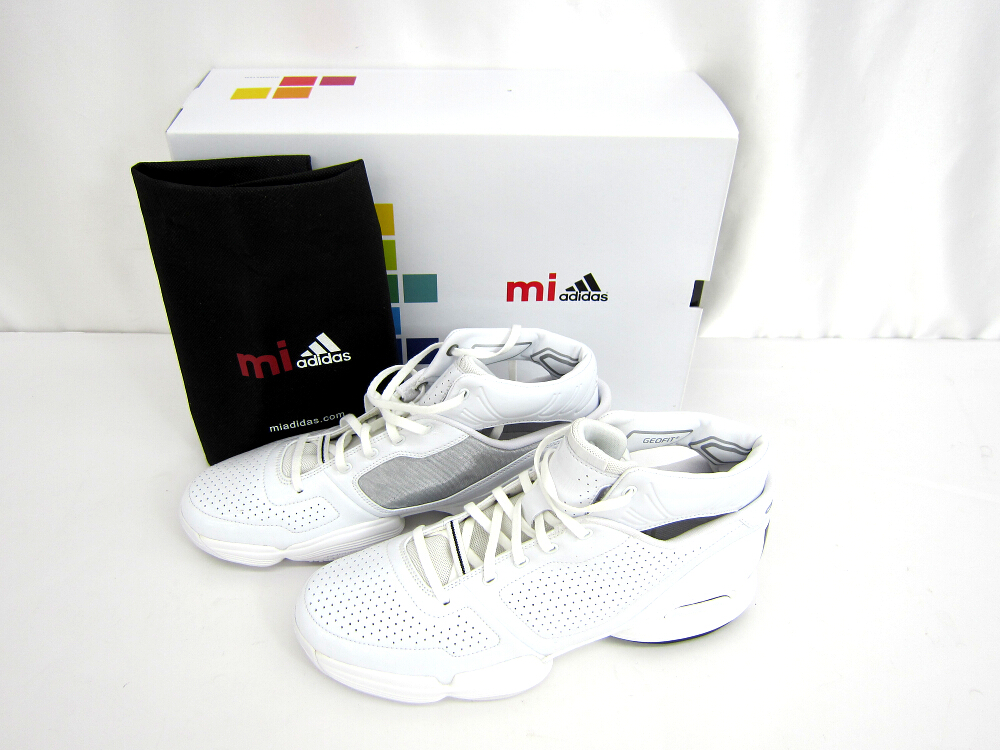 adidas アディダス mi GEOFIT メンズシューズ ホワイト UKサイズ：10.0／日本サイズ：29.0cm(29.0cm)｜売買さ ...