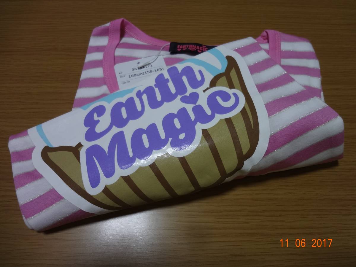 アースマジック EARTHMAGIC ロゴカップケーキ半袖Tシャツ 160cm ピンク タグ付き 定価6 372円(半袖Tシャツ)｜売買されたオークション情報、yahooの商品情報をアーカイブ ...