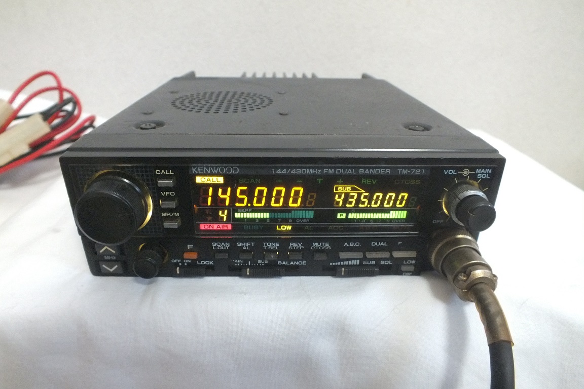 KENWOOD TM-721S 144/430MHz ハイパワー機 J無し 受信周波数拡張済み ます(モービル)｜売買されたオークション情報 ...