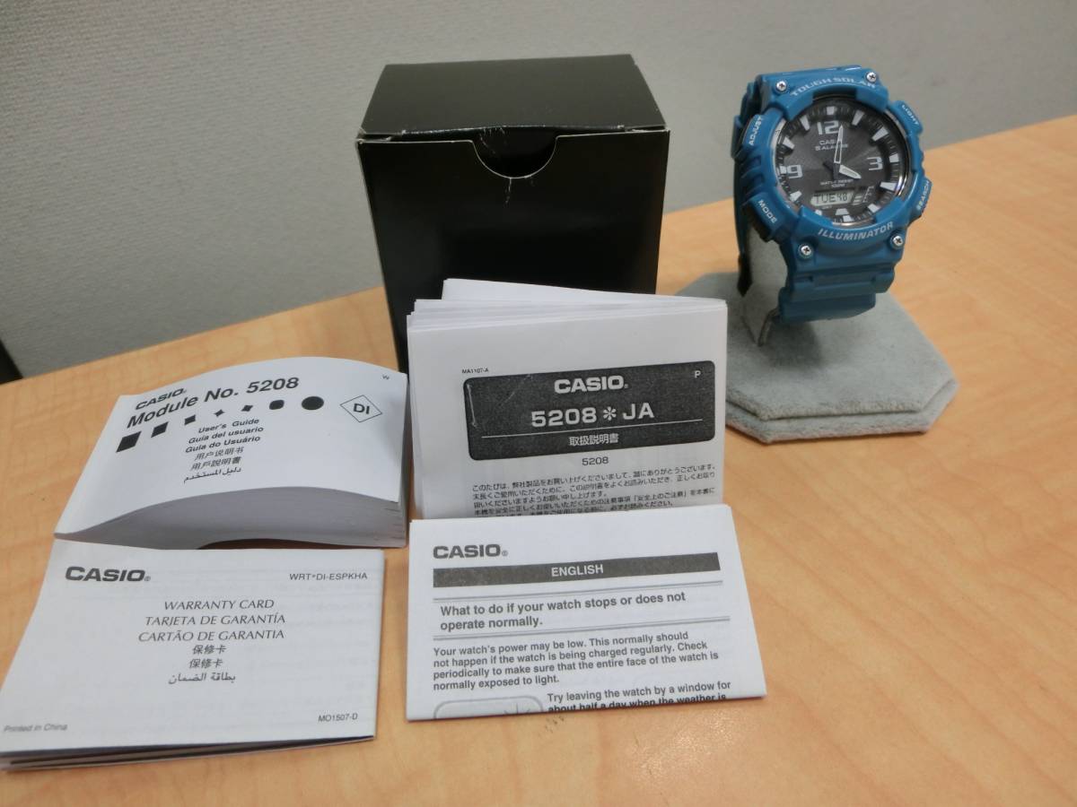 CASIO 5208 5 ALARMS 100M カシオ(その他)｜売買されたオークション情報、yahooの商品情報をアーカイブ公開 ...
