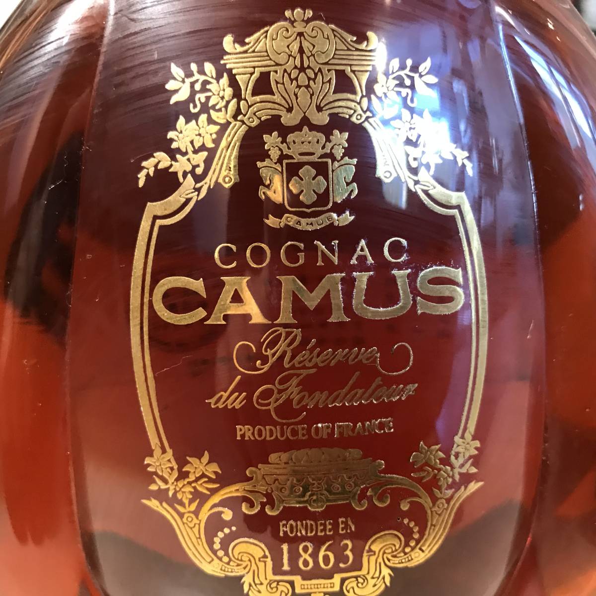 112979 CAMUS カミュ リザーブ ド フォンダール 1863 700ml 40% コニャック 古酒(カミュ)｜売買されたオークション ...